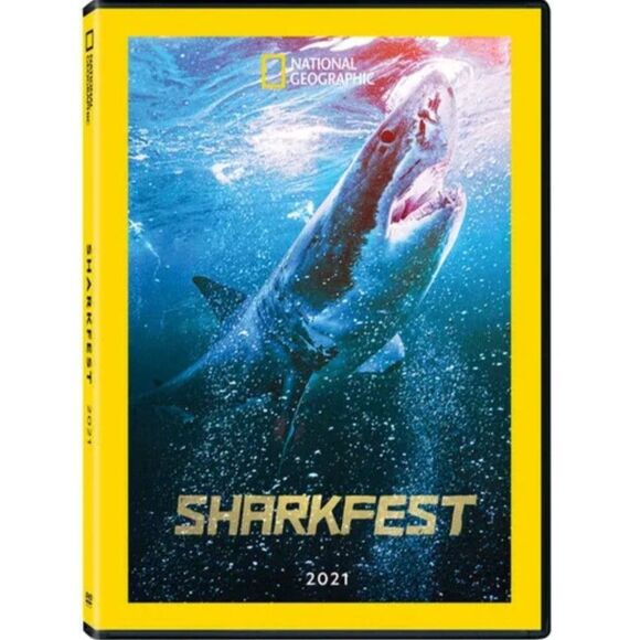 Media | Sharkfest 221 Dvd National Geographic Great White Shark Attack ...